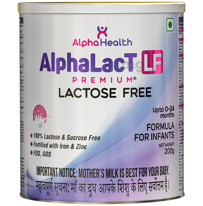 Alpha Health AlphaLact LF Premium Lactose Free Upto 0-24 Months Infant ...