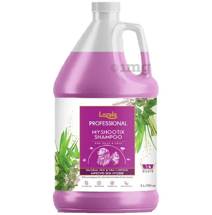 Lozalo Professional Myshootix Shampoo for Dogs & Cats: Buy bottle of 5. ...
