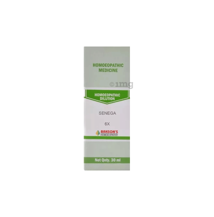 Bakson's Homoeopathy Senega Dilution 6X: Buy bottle of 30.0 ml Dilution ...