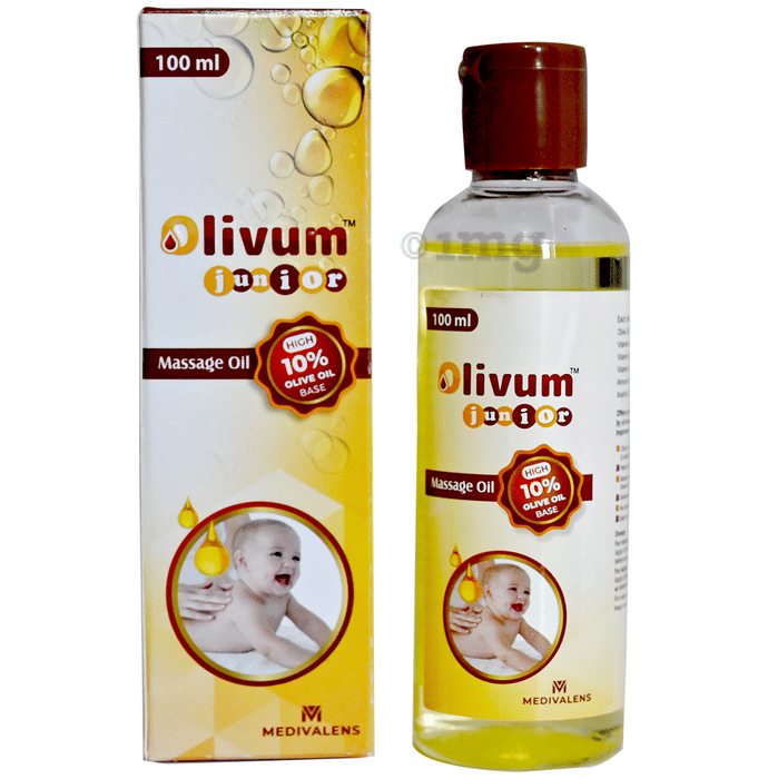 Olivum Junior Massage Oil: Buy bottle of 100.0 ml Oil at best price in India | 1mg