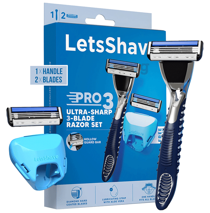 LetsShave Pro 3 Blade Shaving Razor: Buy box of 1.0 Unit at best price ...
