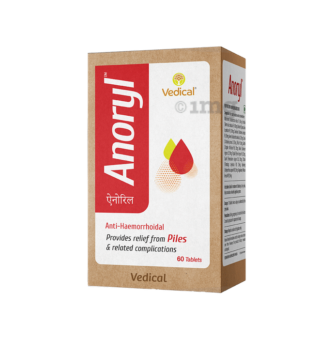 Vedical Anoryl Tablet: Buy bottle of 60 tablets at best price in India ...