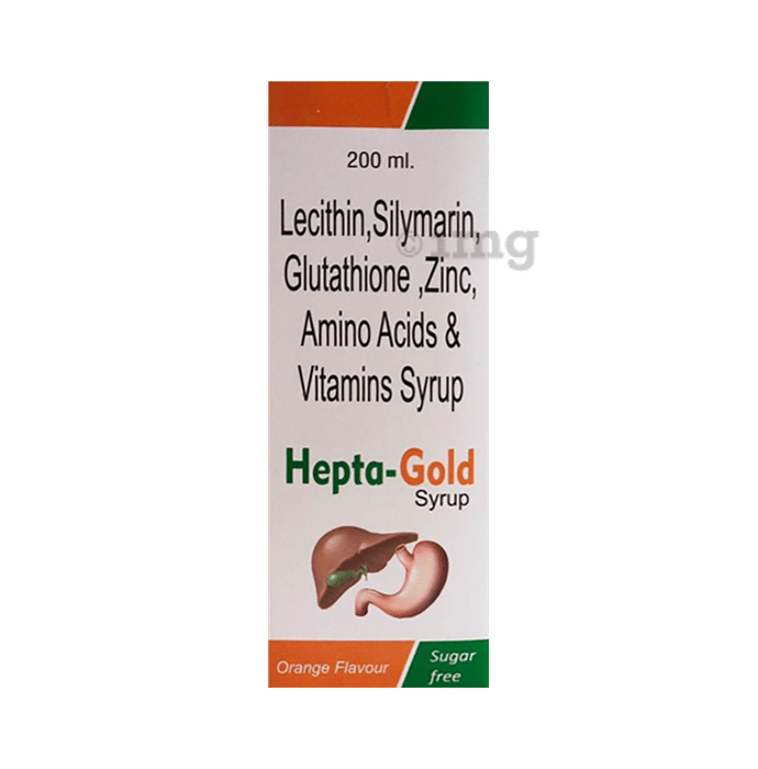 Hepta-Gold Syrup Orange Flavour Sugar Free: Buy bottle of 200 ml Syrup ...