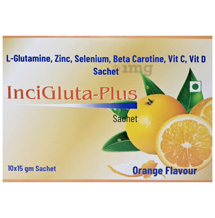 Incigluta InciGluta-Plus Sachet (15gm Each) Orange: Buy box of 10.0 ...