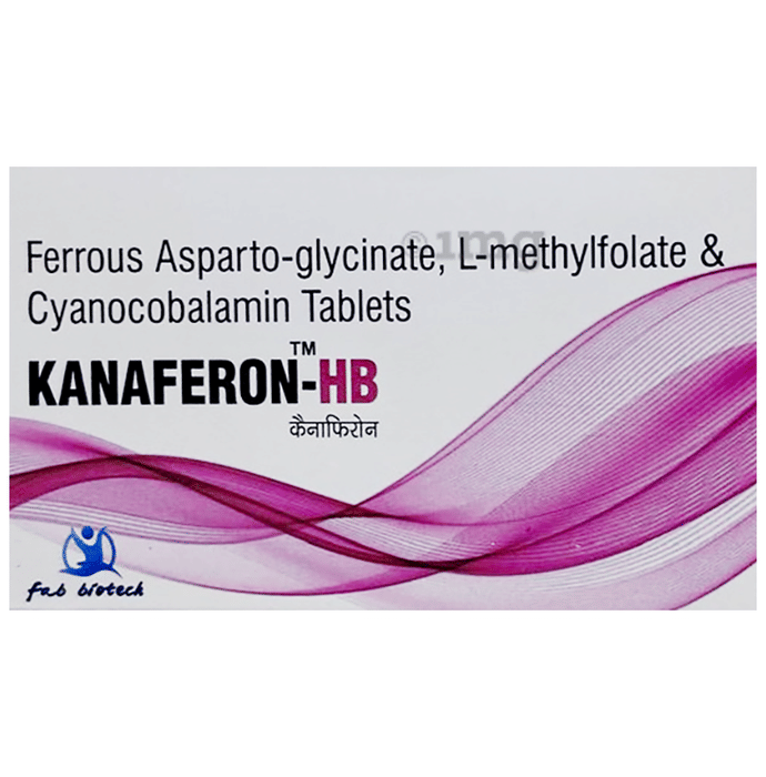 Kanaferon-HB Tablet: Buy strip of 10.0 tablets at best price in India | 1mg