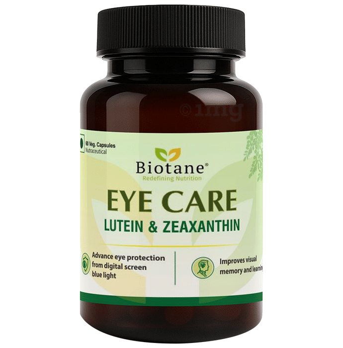 Biotane Eye Care Veg Capsule: Buy bottle of 60.0 vegicaps at best price ...