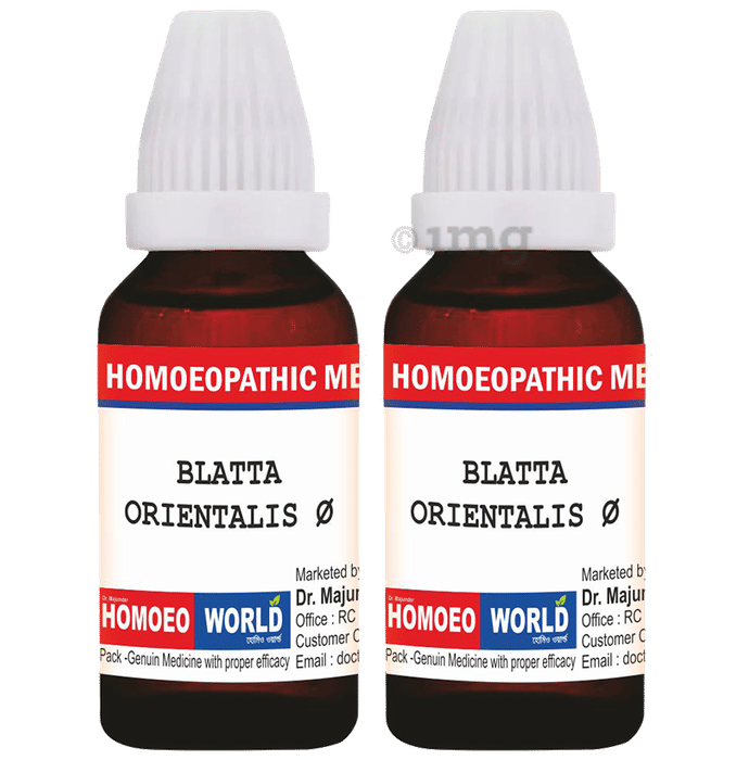 Dr. Majumder Homeo World Blatta Orientalis Mother Tincture (30ml Each ...