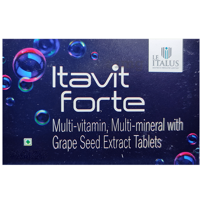 Itavit Forte Tablet: Buy strip of 15.0 tablets at 𝗯𝗲𝘀𝘁 𝗽𝗿𝗶𝗰𝗲 in India | 1mg