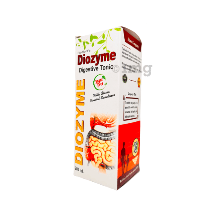 Radient Diozyme Digestive Tonic Sugar Free: Buy bottle of 200 ml Tonic ...