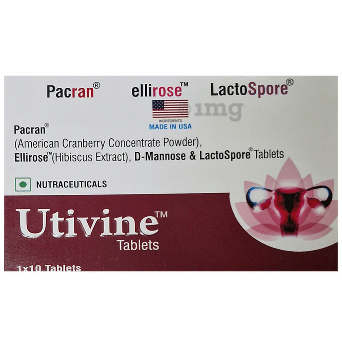 Utivine Tablet: Buy strip of 10.0 tablets at best price in India | 1mg