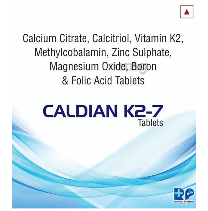 Caldian K2-7 Tablet: Buy strip of 10.0 tablets at best price in India | 1mg