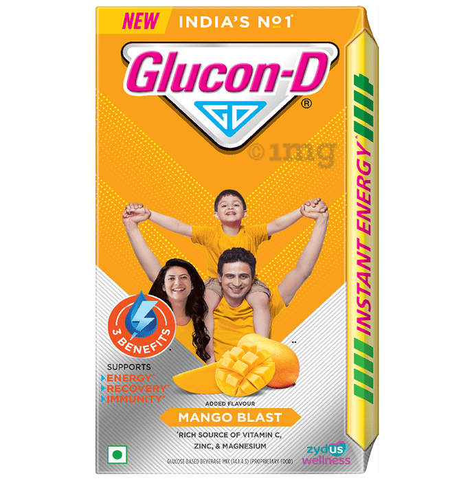 Glucon-D with Glucose, Calcium, Vitamin C & Sucrose | Nutrition Booster ...