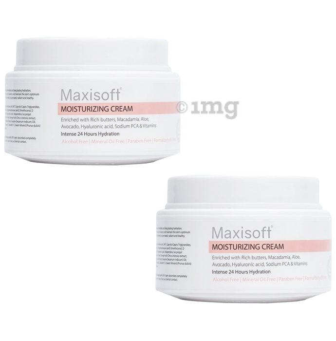 Maxisoft Moisturizing Cream (50gm Each): Buy combo pack of 2.0 jar at ...