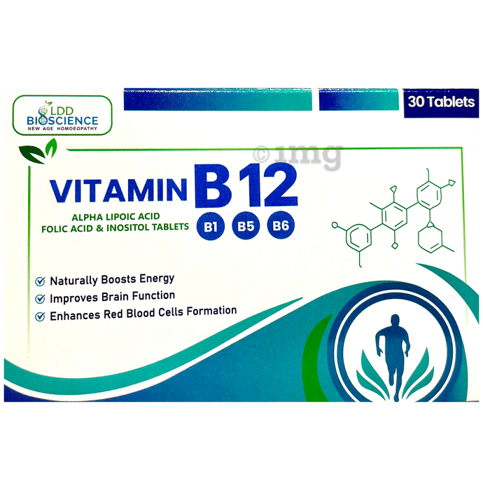 LDD Bioscience Vitamin B12 Tablets (10 Each): Buy box of 3.0 strips at ...