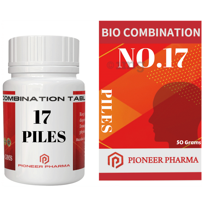 Pioneer Pharma No 17 Piles Biocombination Tablet: Buy bottle of 50.0 gm ...