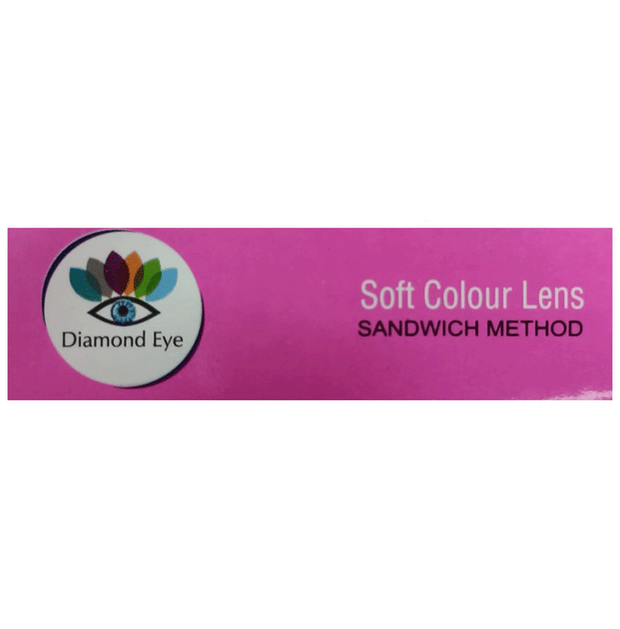 Diamond Eye Soft Colour Lens (6 Pair Each) Blue: Buy box of 1.0 Pack at ...