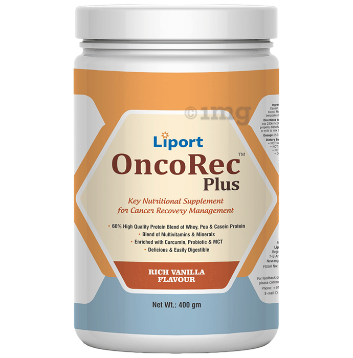 Liport Onco Rec Plus Powder Rich Vanilla: Buy bottle of 400.0 gm Powder ...
