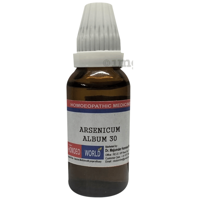 Dr. Majumder Homeo World Arsenicum Album Dilution 30 (30ml Each): Buy ...