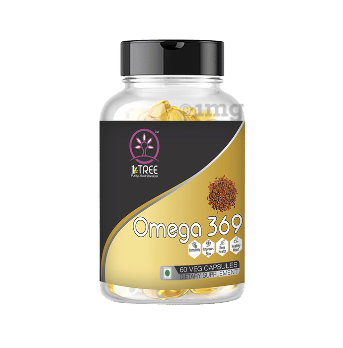 1 Tree Omega 3 6 9 Veg Capsule: Buy bottle of 60 vegicaps at best price ...