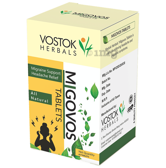 Vostok Herbals Migovos Tablet: Buy bottle of 60.0 tablets at best price ...