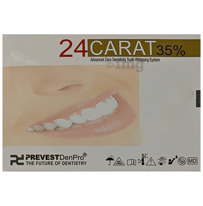 Prevest DenPro 24 Carat 35% Advanced Zero Sensitivity Tooth Whitening ...