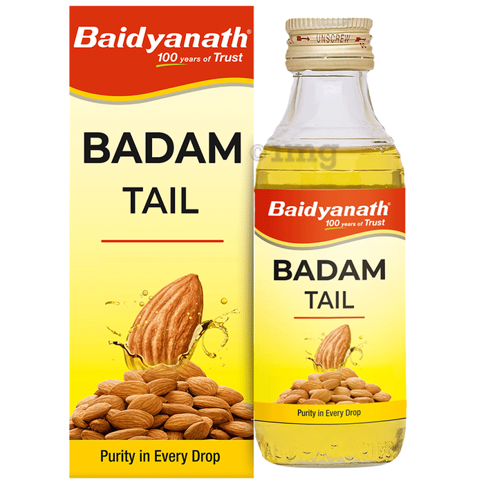 Baidyanath Badam Tail: Buy bottle of 100.0 ml Oil at 𝗯𝗲𝘀𝘁 𝗽𝗿𝗶𝗰𝗲 in ...