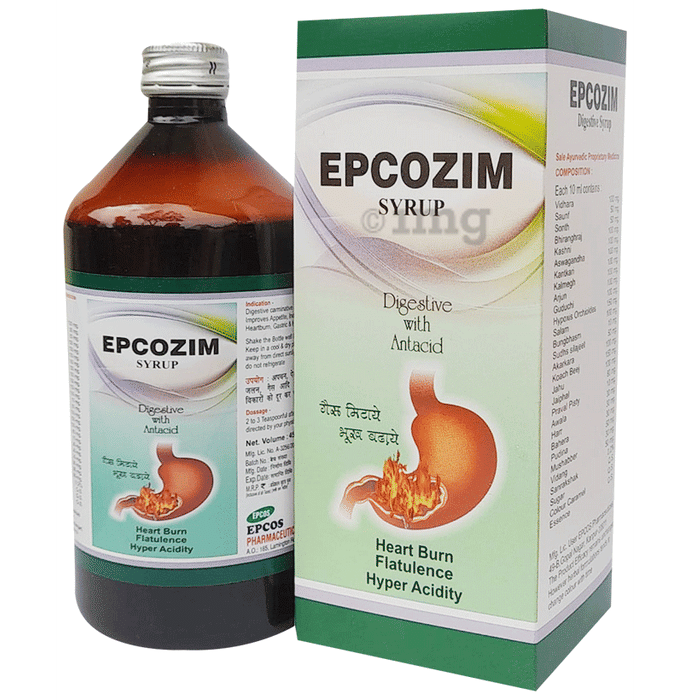 Epcozim Syrup: Buy bottle of 450.0 ml Syrup at best price in India | 1mg