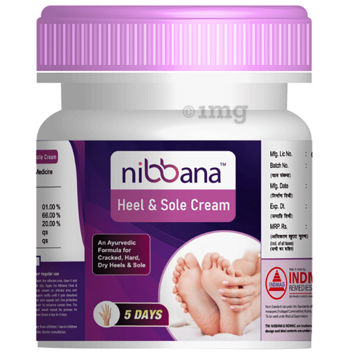 Nibbana Heel & Sole Cream for Cracked and Dry Feets (25ml Each): Buy ...