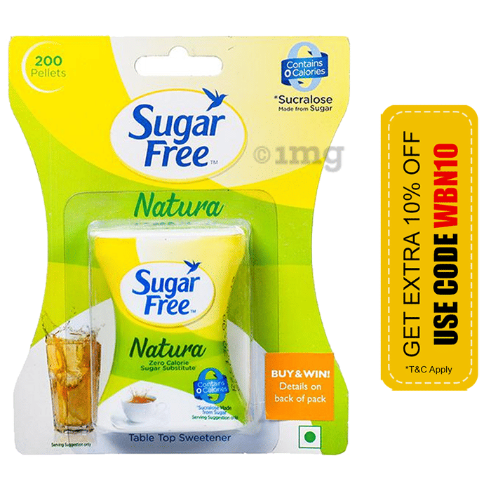 Sugar Free Natura Low Calorie Sucralose Sweetener | Pellets: Buy bottle ...