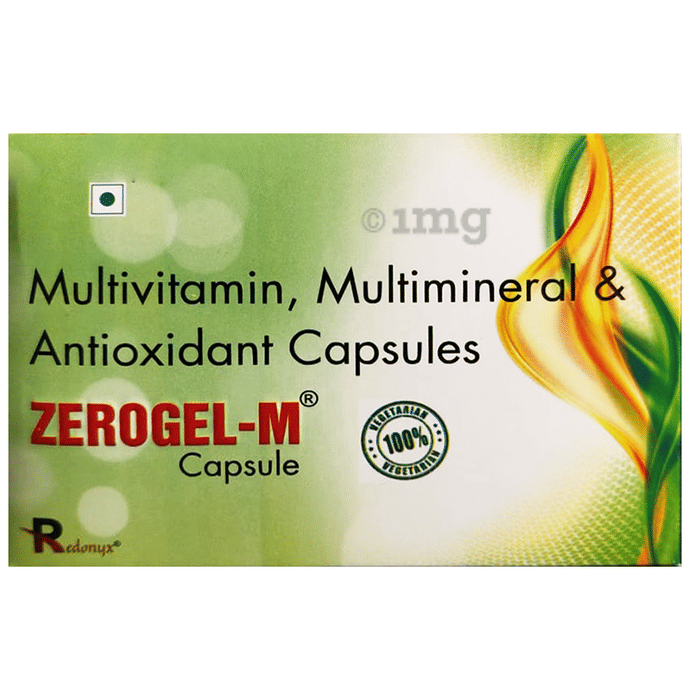 Redonyx Pharmaceuticals Zerogel-M Capsules (10 Each): Buy box of 1.0 ...