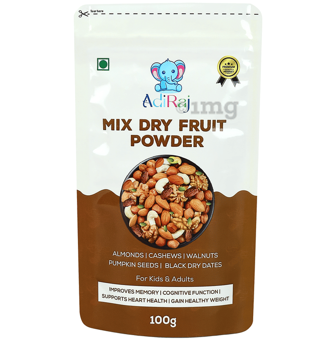 Adiraj Mix Dry Fruit Powder: Buy packet of 100.0 gm Powder at best ...