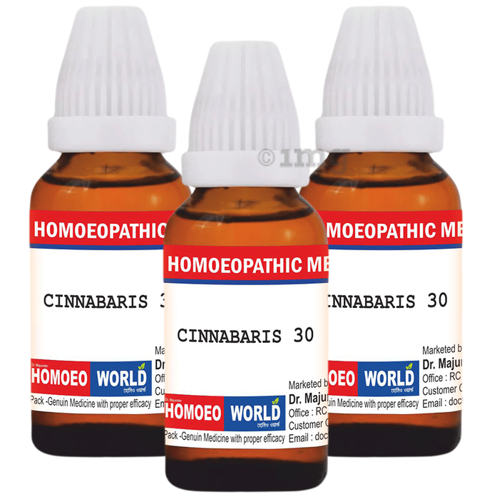 Dr. Majumder Homeo World Cinnabaris Dilution (30ml Each) 30 CH: Buy ...