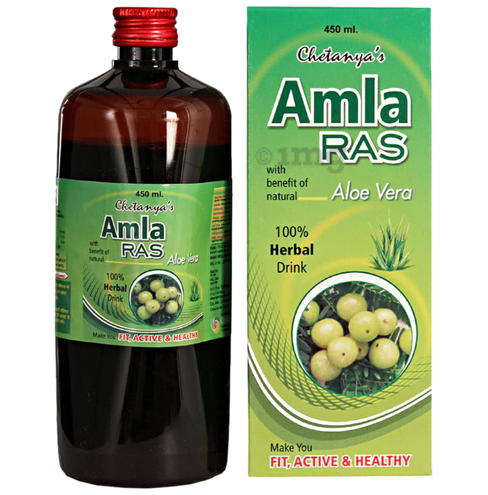 Chetanya's Amla Ras with Aloe Vera: Buy bottle of 450.0 ml Juice at ...
