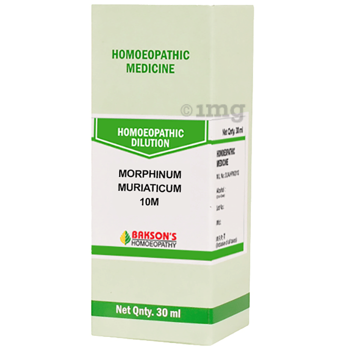 Bakson's Homoeopathy Morphinum Muriaticum Dilution 10M: Buy bottle of ...
