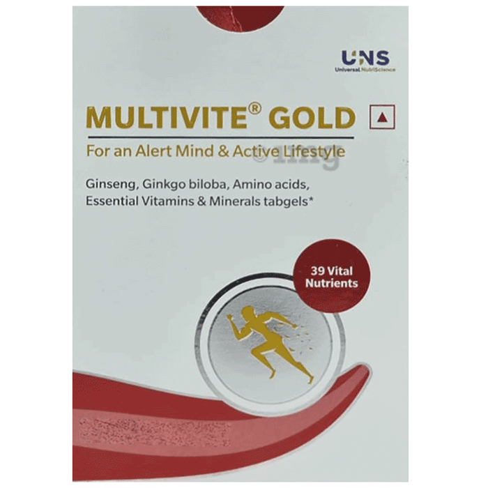 Multivite Gold Essential Vitamins & Minerals Softgel for General Health ...
