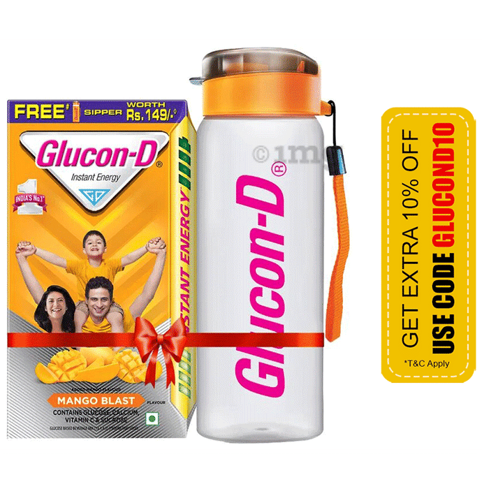 Glucon-D with Glucose, Calcium, Vitamin C & Sucrose | Nutrition Booster ...