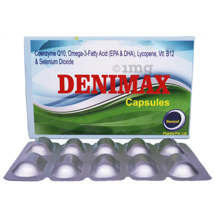 Denimax Capsule: Buy strip of 10 capsules at best price in India | 1mg