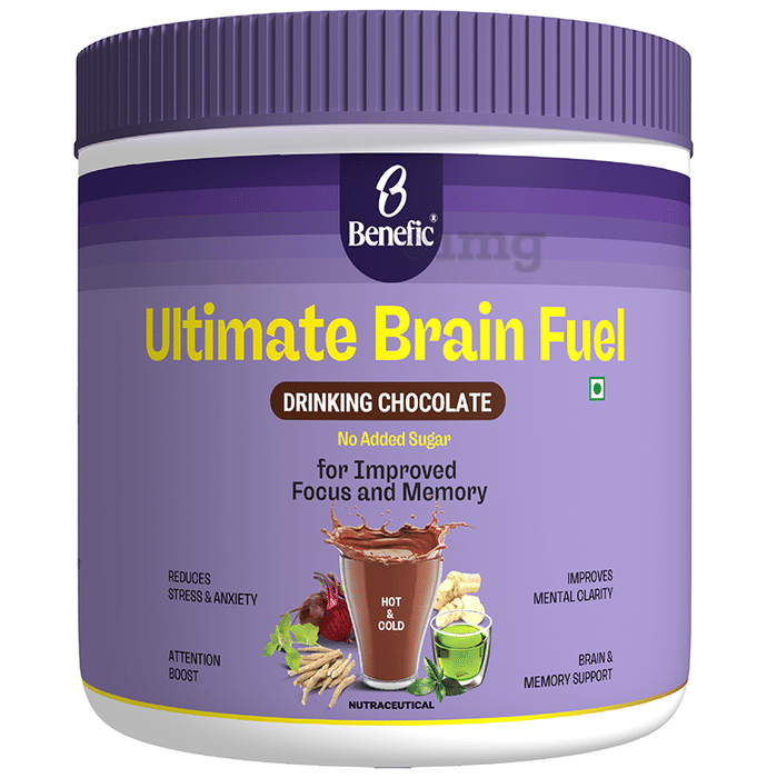 Benefic Ultimate Brain Fuel Powder Chocolate: Buy jar of 300.0 gm ...