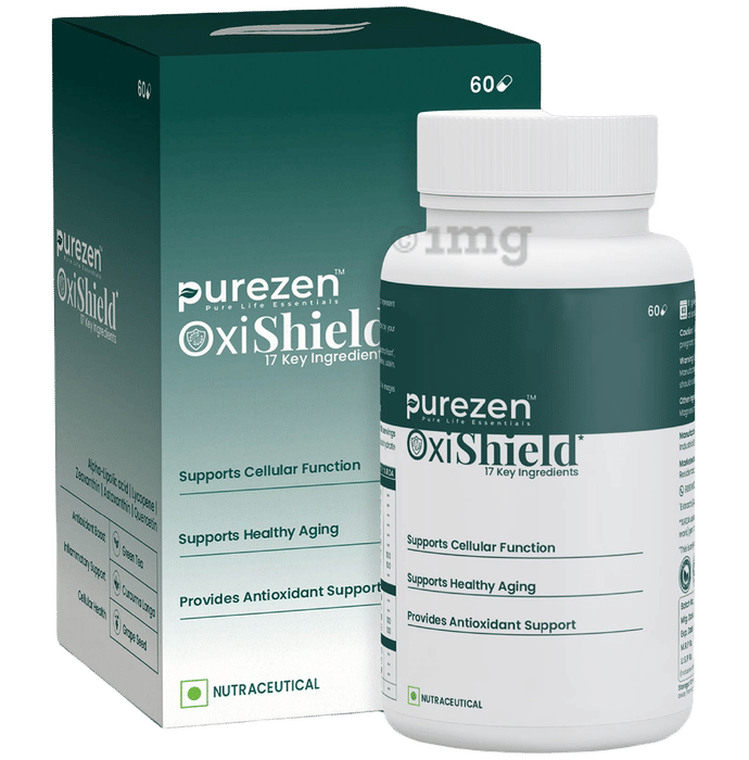 Purezen OxiShield Capsule: Buy bottle of 60.0 capsules at best price in ...