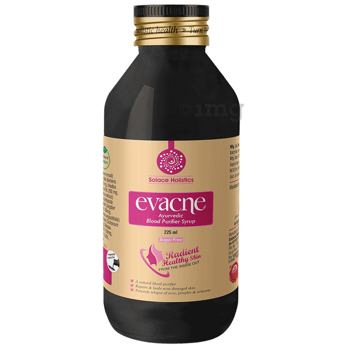Solace Holistics Evacne Blood Purifier Syrup Sugar Free: Buy bottle of ...