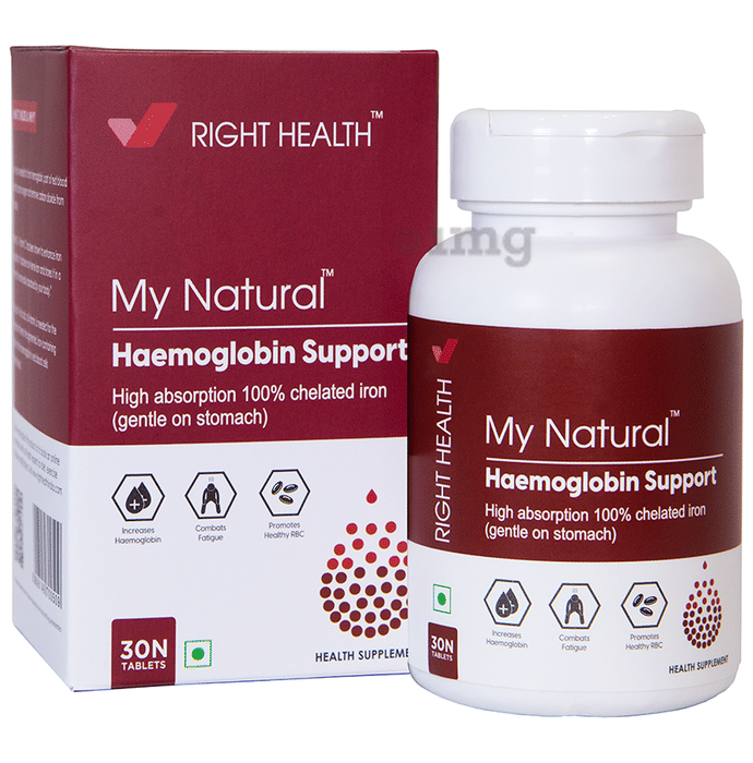 My Natural Haemoglobin Support Tablet: Buy bottle of 30 tablets at best ...