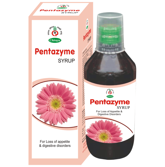 Chirayu Pentazyme Syrup: Buy box of 450.0 ml Liquid at best price in ...