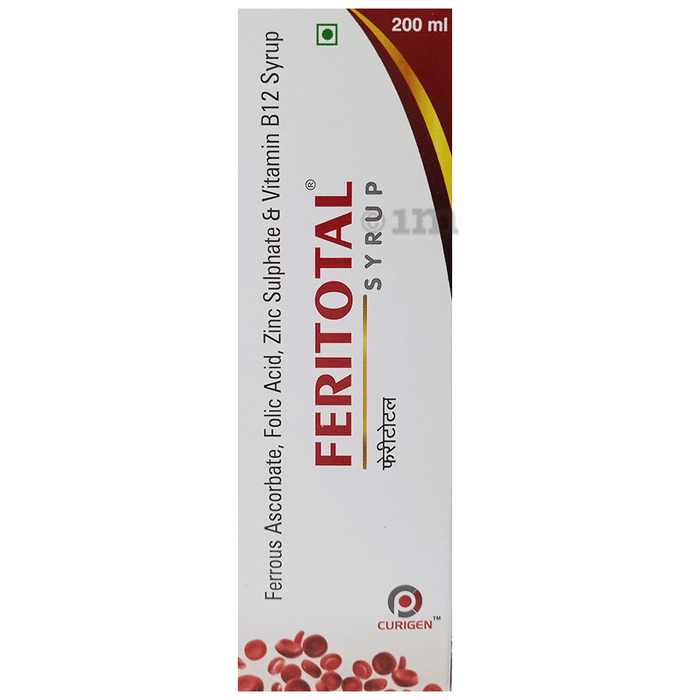 Feritotal Syrup: Buy bottle of 200.0 ml Syrup at best price in India | 1mg