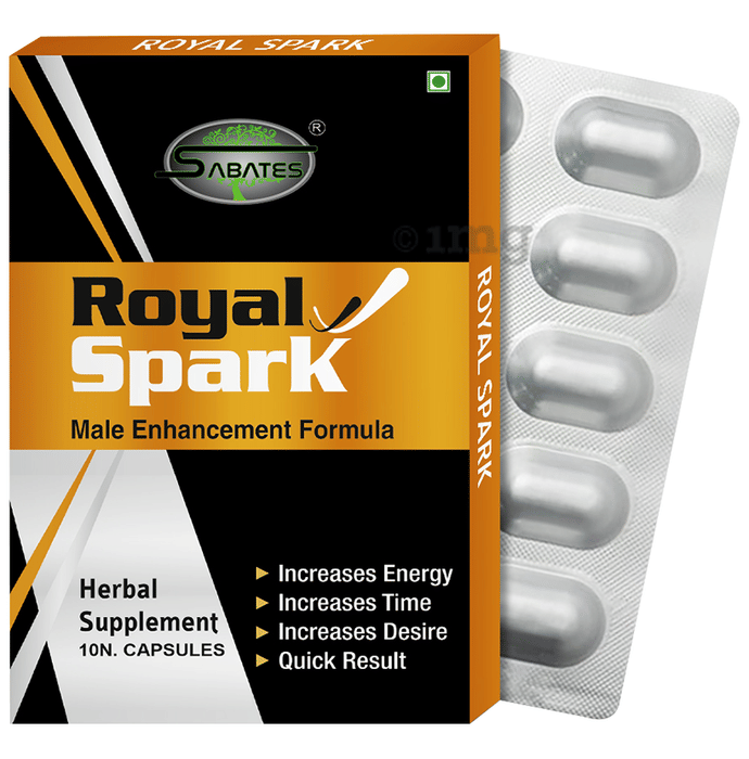 Sabates Royal Sparks Male Enhancement Formula Capsule: Buy strip of 10. ...