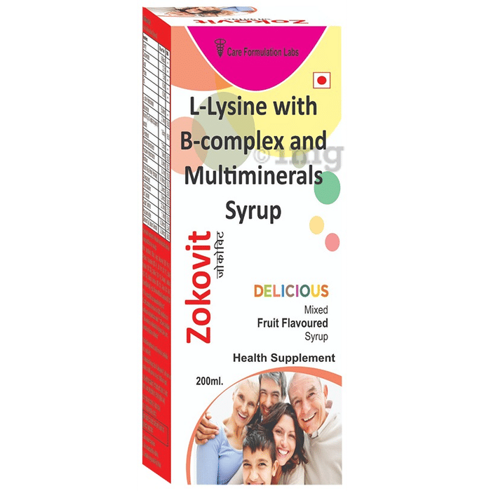 Zokovit Syrup (200ml Each) Delicious Mixed Fruit: Buy combo pack of 2.0 ...