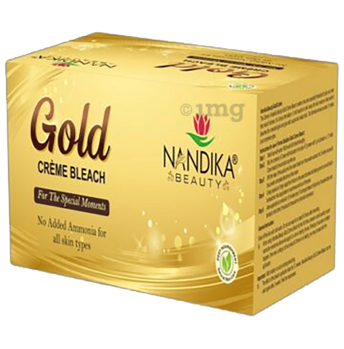 Nandika Beauty Gold Creme Bleach: Buy jar of 50.0 gm Cream at 𝗯𝗲𝘀𝘁 ...