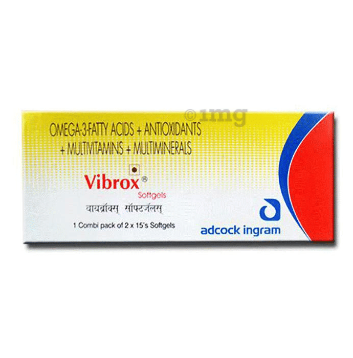 Vibrox Capsule: Buy strip of 15 capsules at best price in India | 1mg