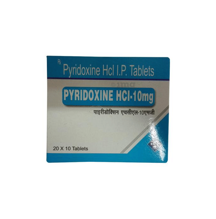 Pyridoxine Hcl 10mg Tablet: Buy strip of 10 tablets at best price in ...