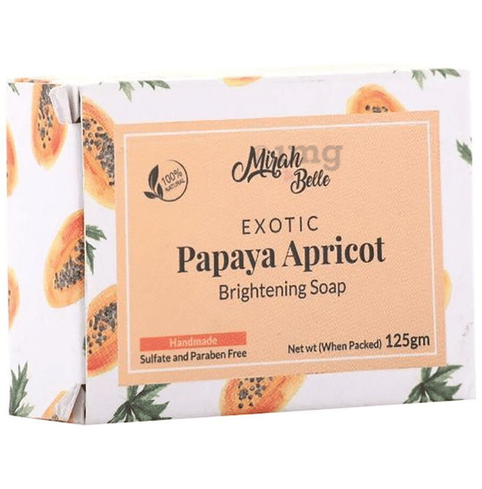 Mirah Belle Exotic Soap (125gm Each) Papaya Apricot: Buy combo pack of ...