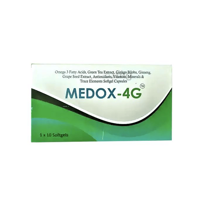 Medox 4G Soft Gelatin Capsule: Buy strip of 10 soft gelatin capsules at ...